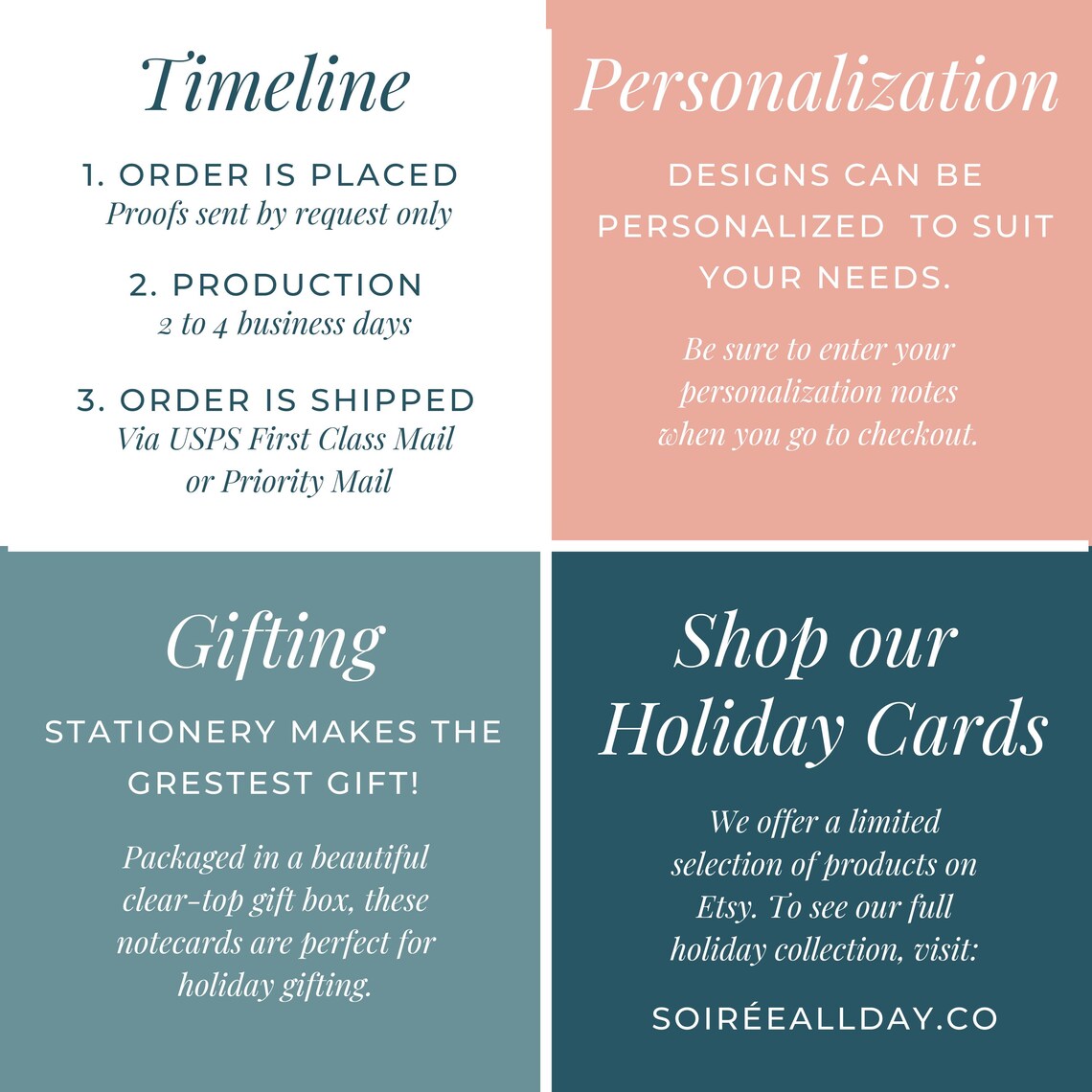Personalized Christmas Notecards: Garland & Red Bow Stationery - Etsy
