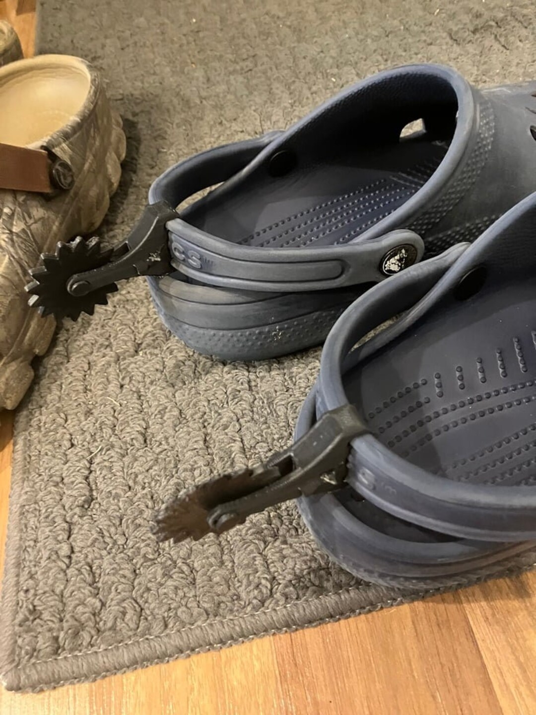 Wrangle in Style: Unique 3D Printed Croc Spurs for Authentic Cowboys - Etsy