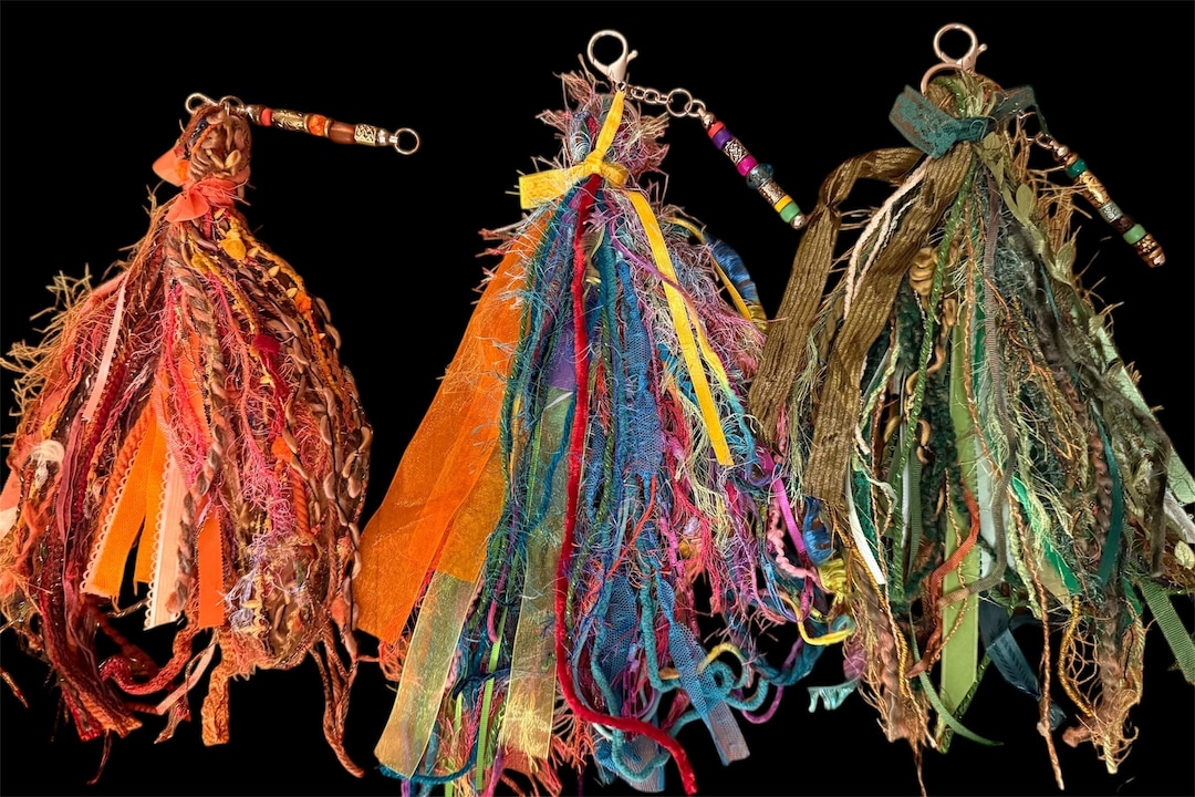 Boho Tassels, Handmade Large Tassels for Bags, Embellishing and Decor ...