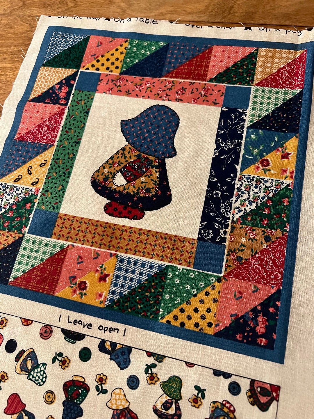 Make a Wee Sunbonnet Sue Quilt Kids Crafts Beginner Sewing - Etsy
