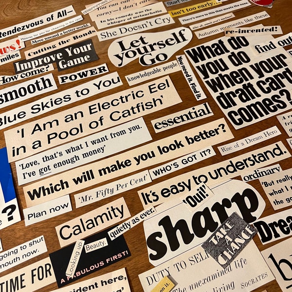 Magazine Collage Art - Etsy