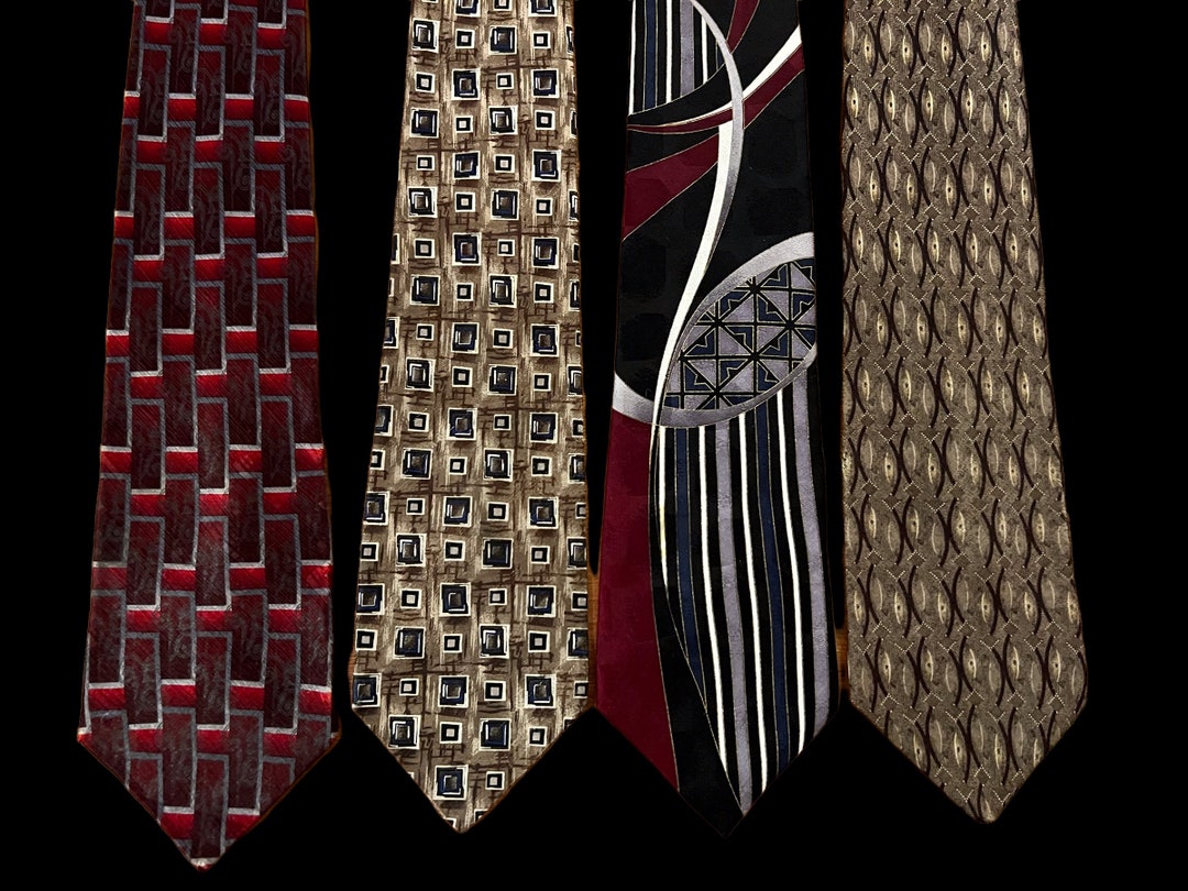 Men’s Silk Graphic Ties - Etsy
