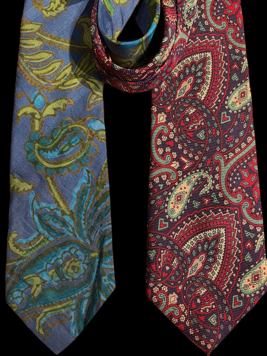 Men’s Designer Paisley Ties - Etsy
