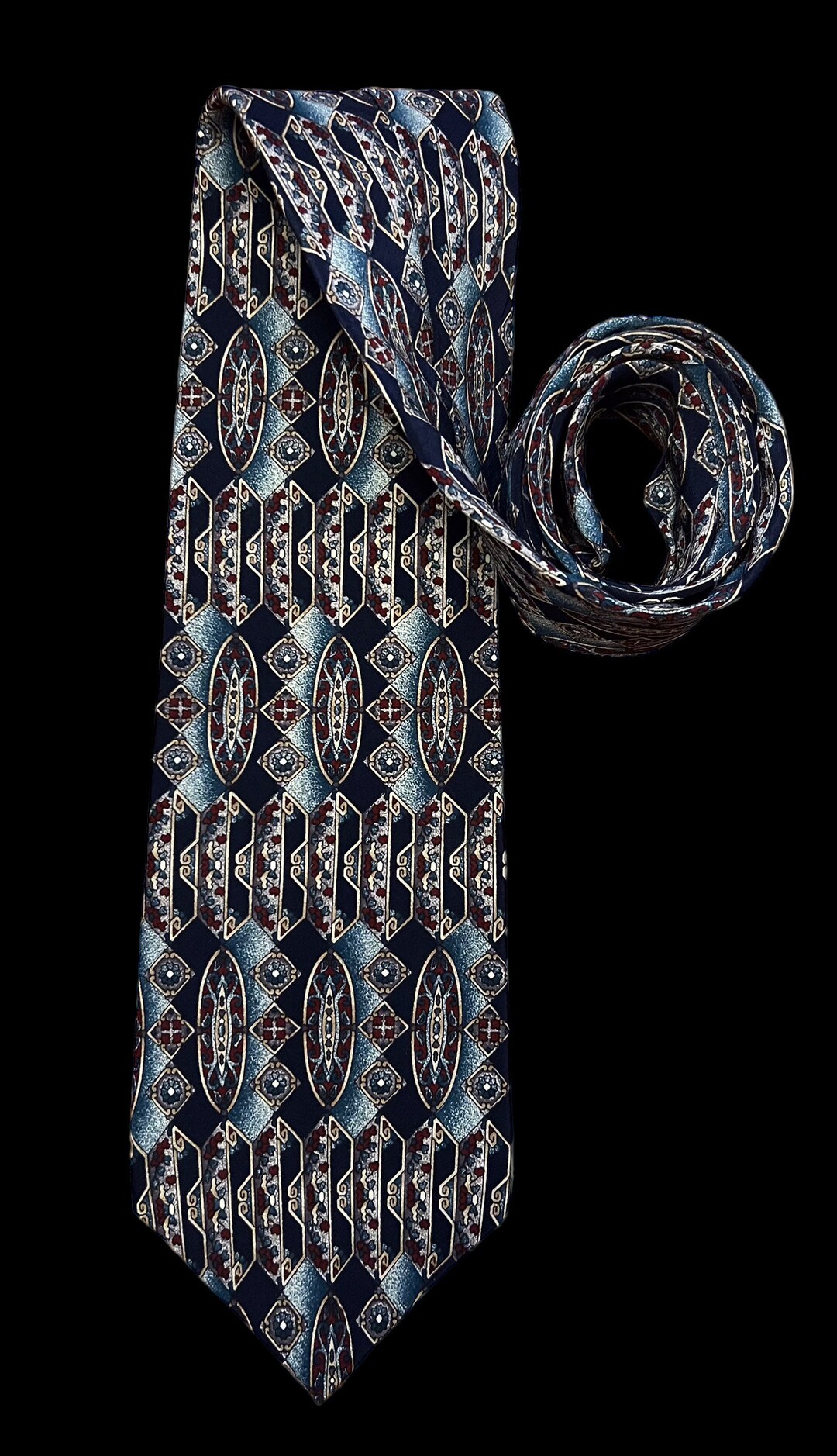 Bill Blass Designer Silk Tie - Etsy