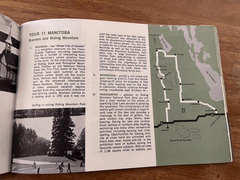 1960’s Canada Tourism Pack, Paper Ephemera for Travel Journals, Tag ...
