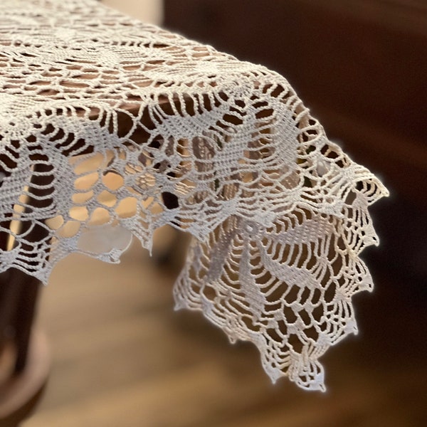 Crochet Table Cloth - Etsy