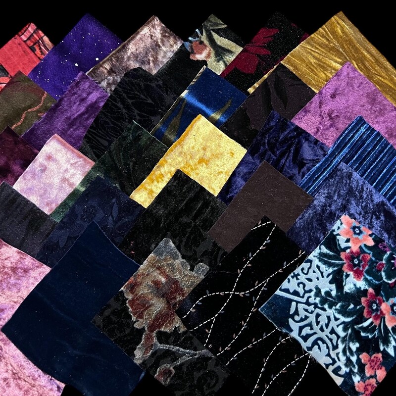 Beaded Velvet Fabric - Etsy