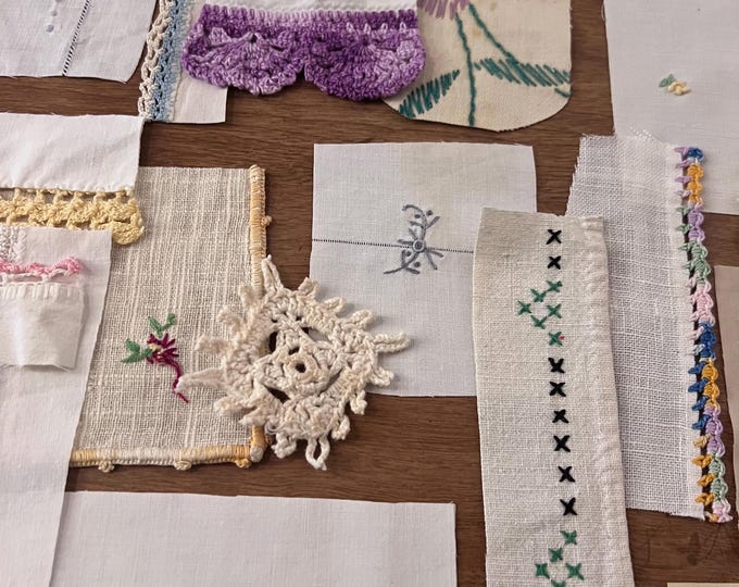 Victorian Gothic Stitch Kit With Upcycled Materials, Extra Large Stitch ...