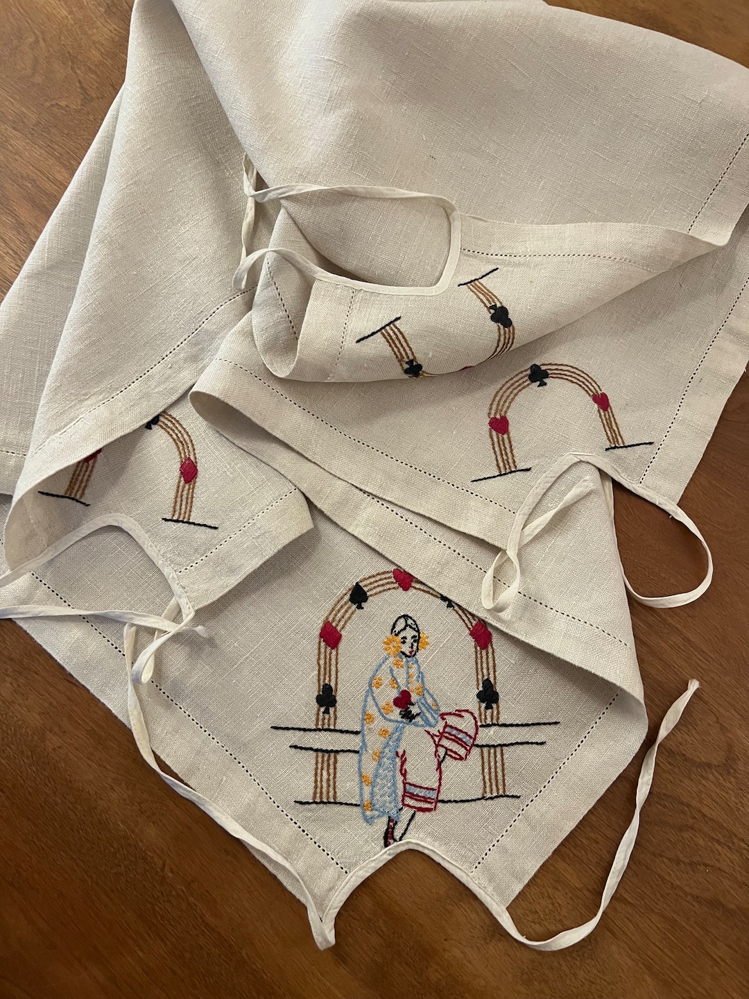 Vintage Card Table Tablecloth Retro Tablecloth for Bunco - Etsy