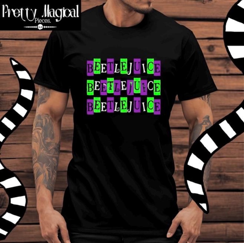 Beetlejuice Sublimation Design, Beetlejuice Text, Beetlejuice PNG - Etsy