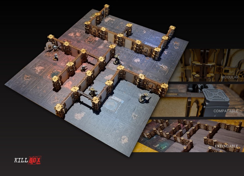 Warhammer 40,000 Kill Team Into the Dark / Shadow Vaults & Boarding ...