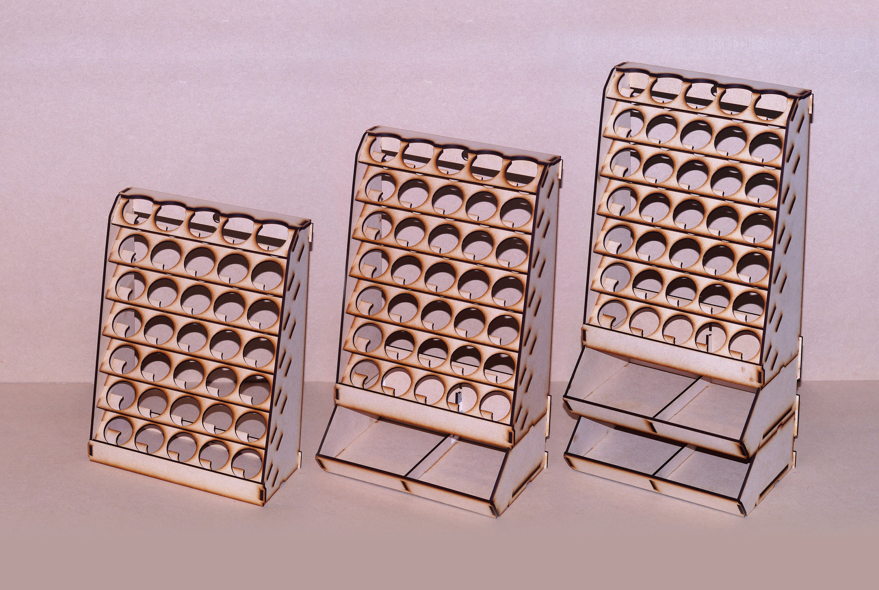 Citadel & Vallejo MDF Paint Rack Holder / Hobby Station for Warhammer ...