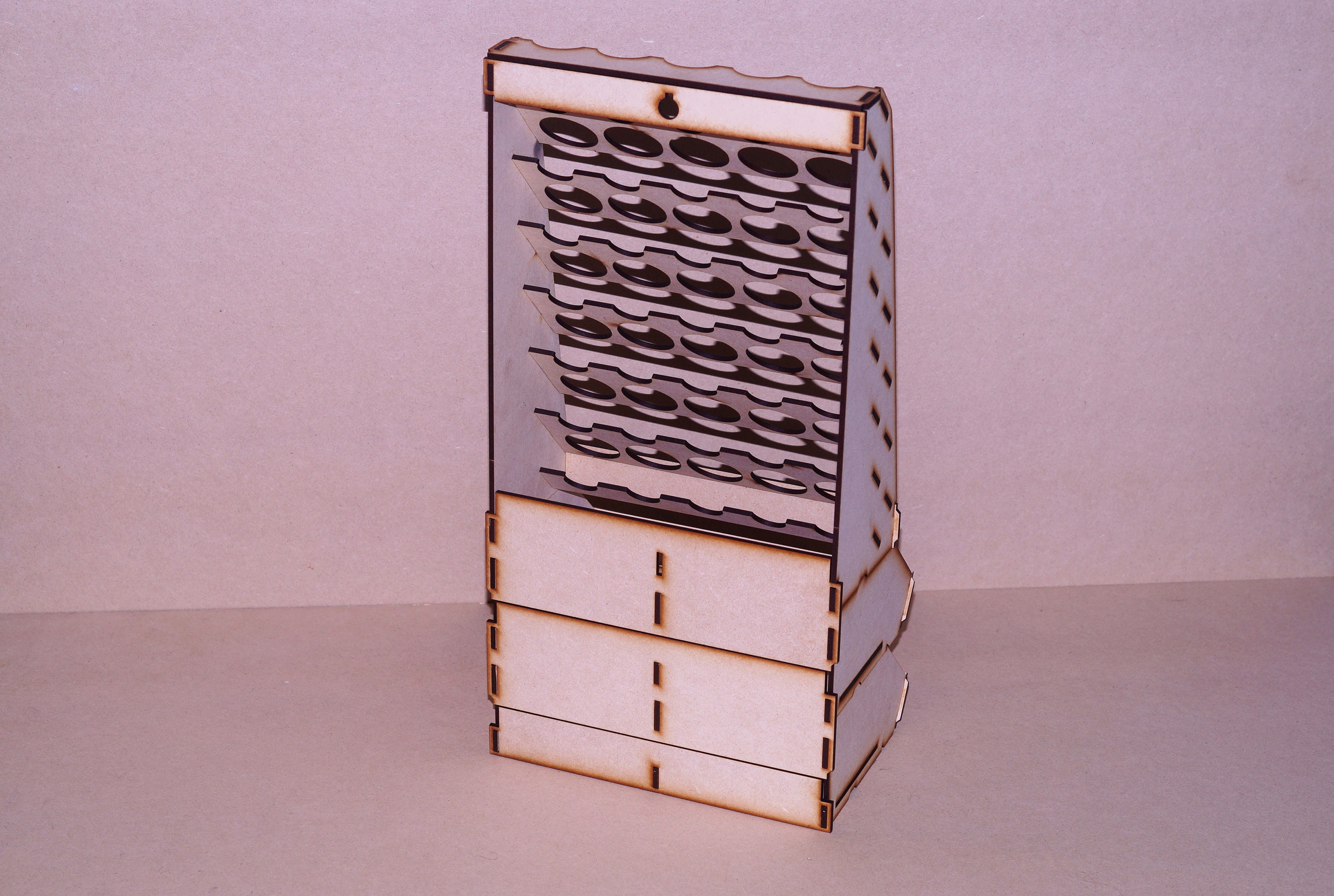 Citadel & Vallejo MDF Paint Rack Holder / Hobby Station for Warhammer ...