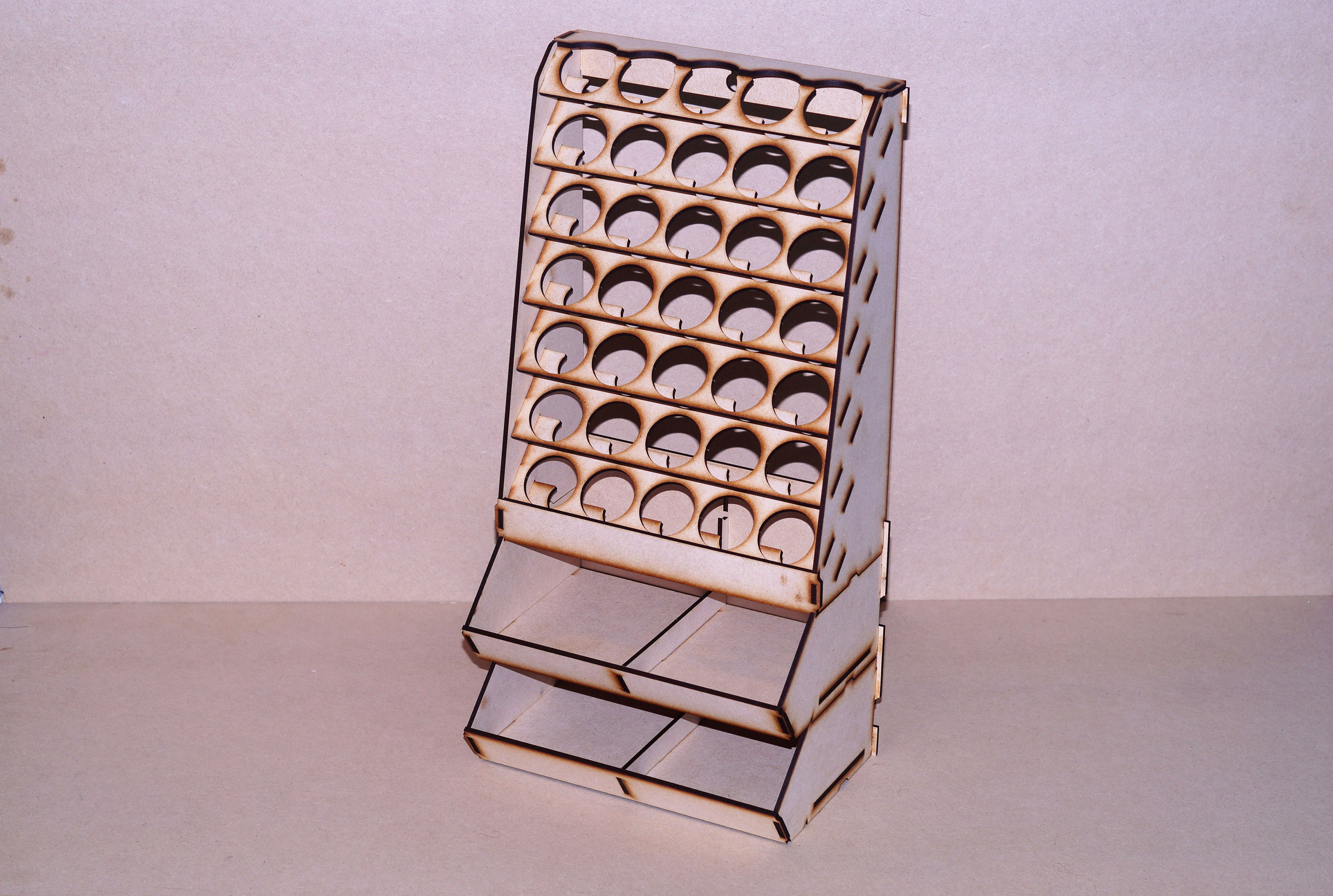 Citadel & Vallejo MDF Paint Rack Holder / Hobby Station for Warhammer ...