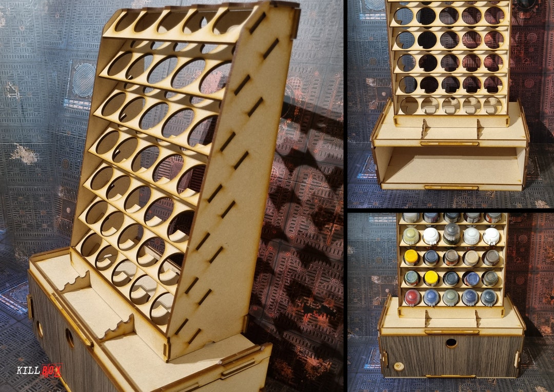 Paint Rack & Modular Hobby Station - Citadel and Vallejo! - Etsy Australia