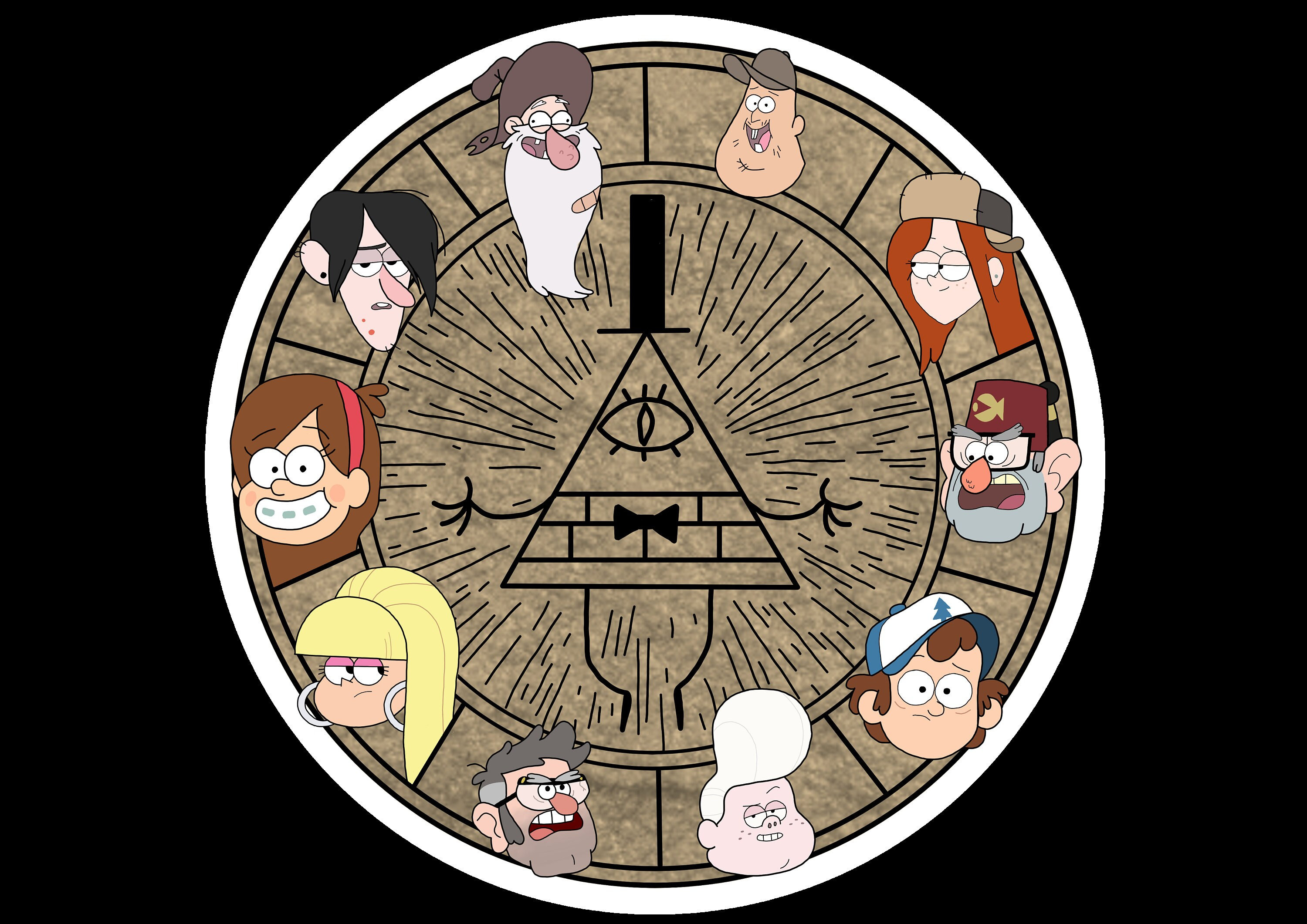 Gravity Falls Cipher Wheel Sticker - Etsy