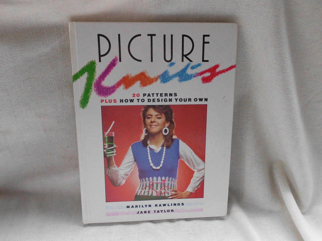 Retro 1980s Picture Knits Knitting Pattern Book Marilyn Rawlings & Jane ...