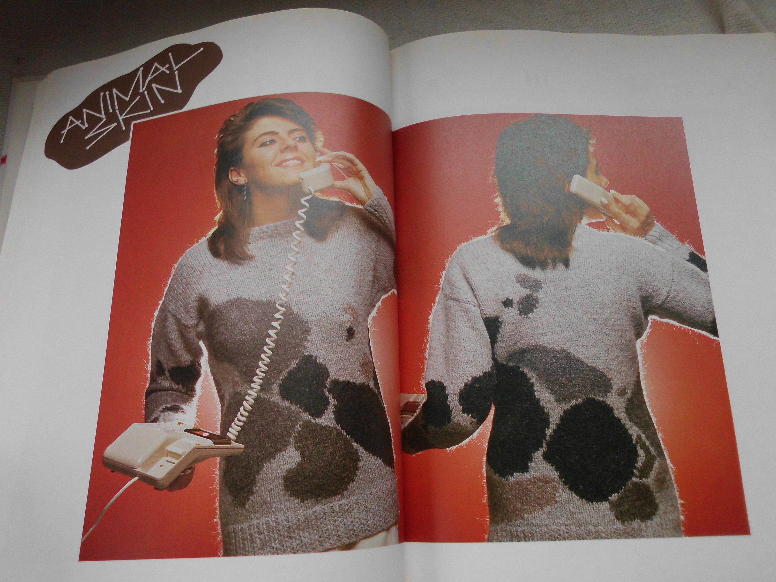 Retro 1980s Picture Knits Knitting Pattern Book Marilyn Rawlings & Jane ...