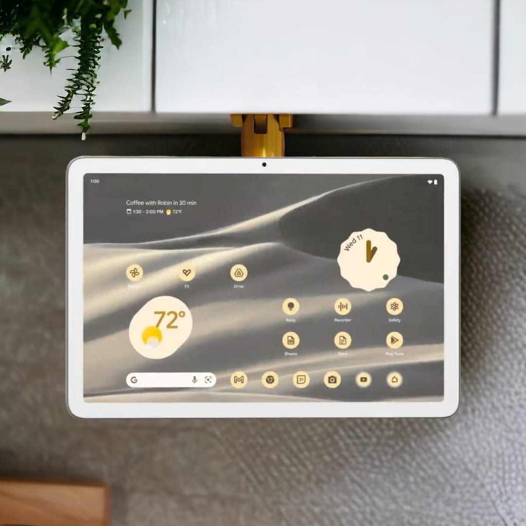 Google Pixel Tablet Cabinet Mount - Swivel and Tilt - Hardware Included ...