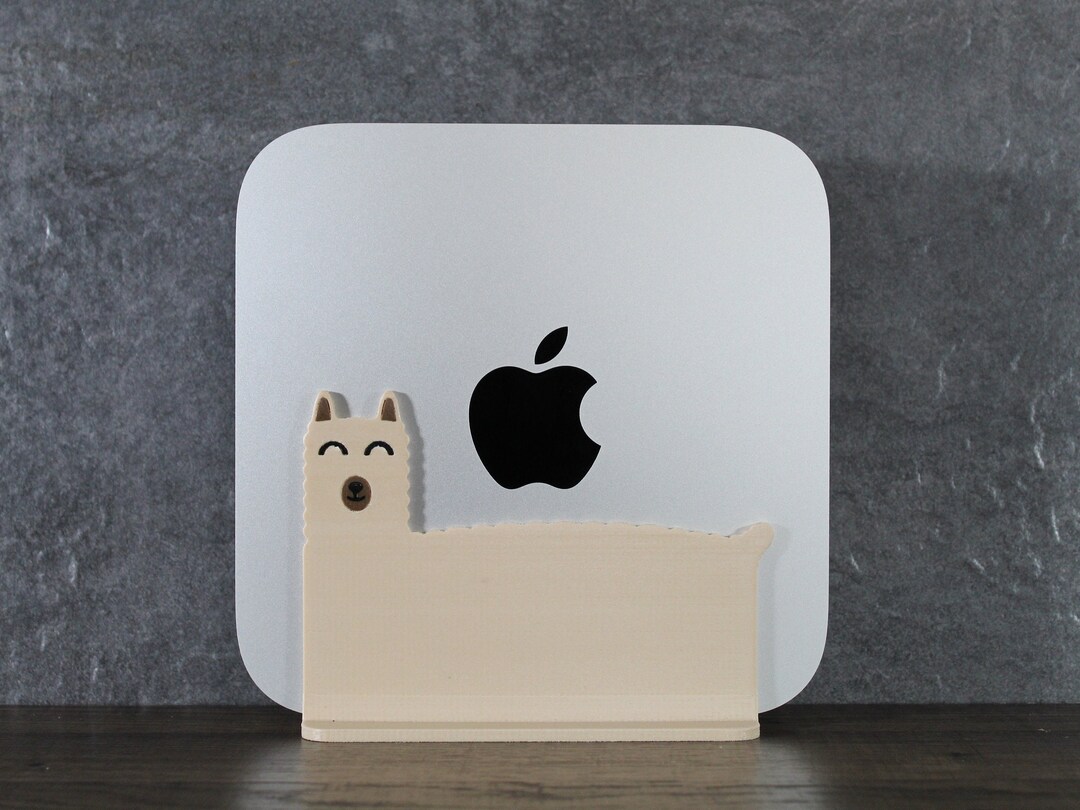 Llama Vertical Stand for Mac Mini Anti Slip and Scratch - Etsy