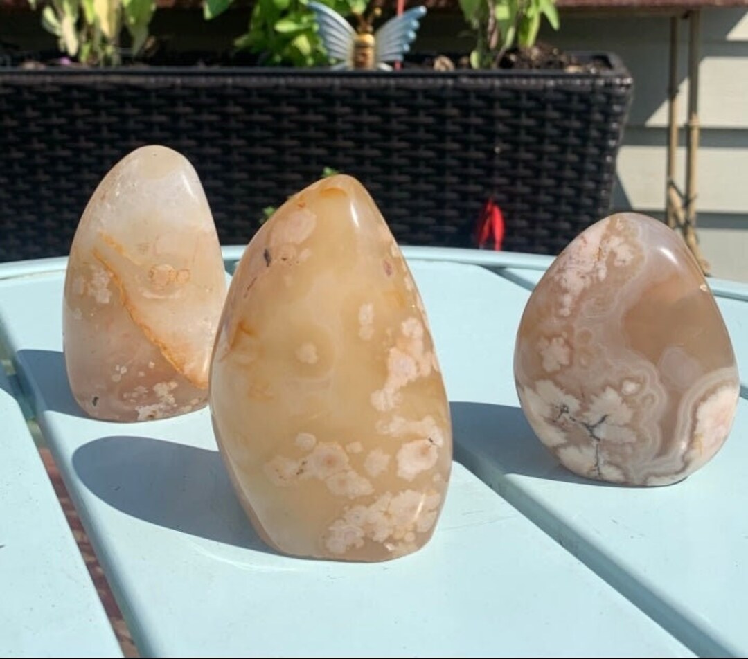 Flower Agate Freeforms - Etsy