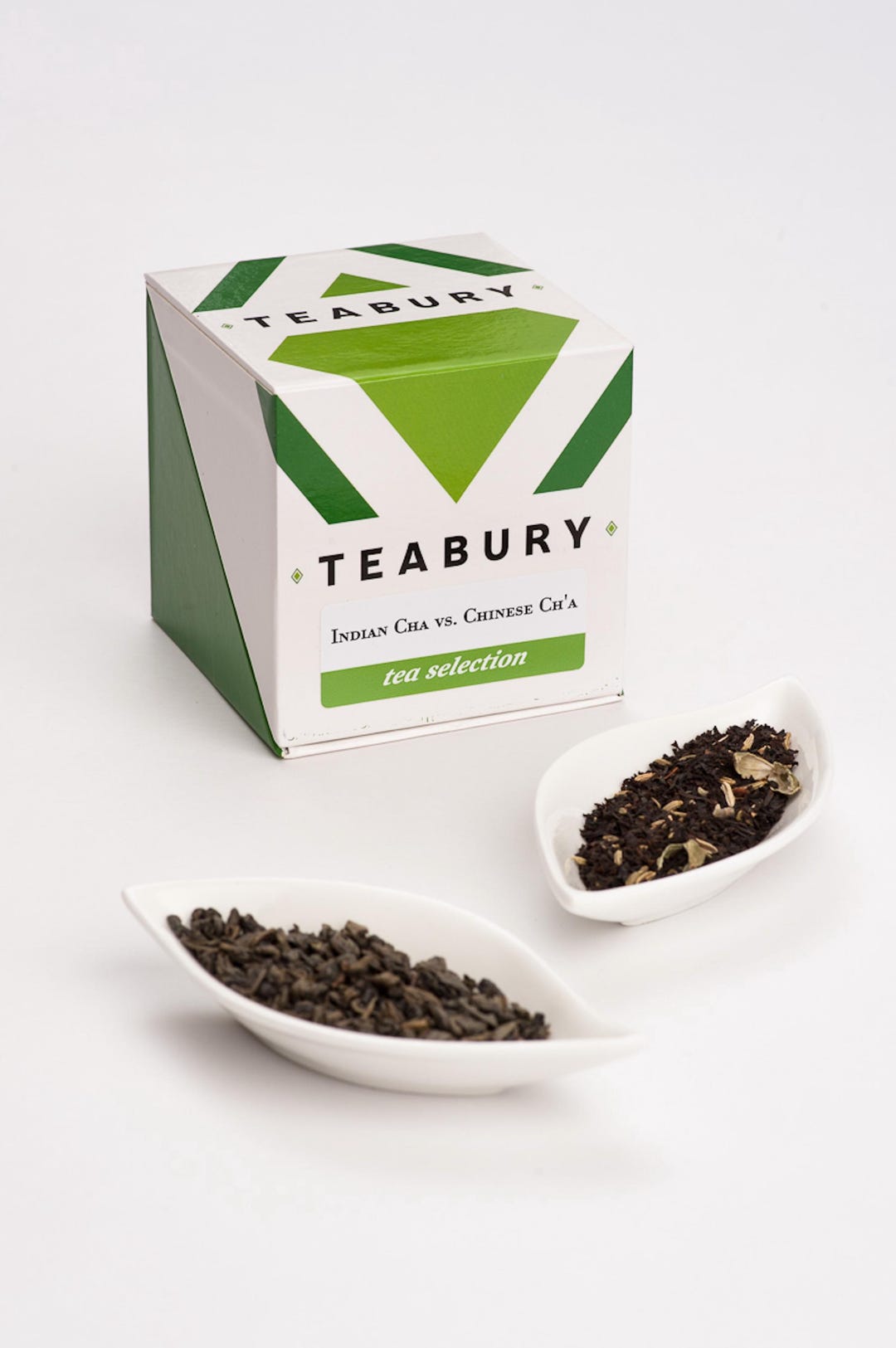2x Teas in One Gift Box - Indian Cha and Chinese Ch'a Each From a Great ...