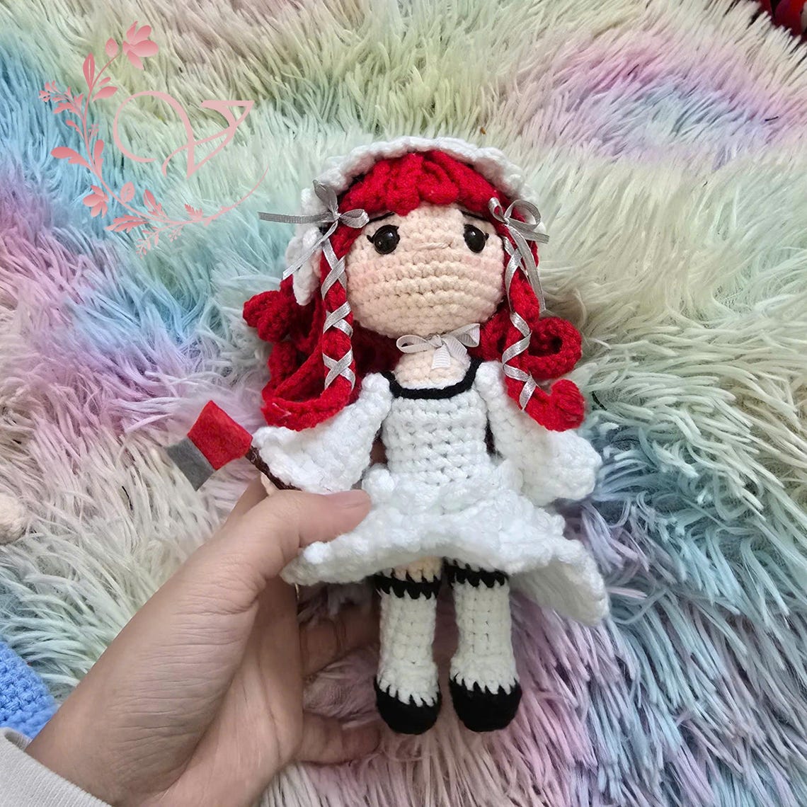 Fanmade Persona Amigurumi - Persona Chidori Yoshino Crochet Doll ...