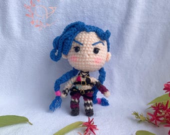Fanmade LOL Amigurumi - LOL Ahri Crochet Doll Amigurumi, LOL Ahri Plush ...