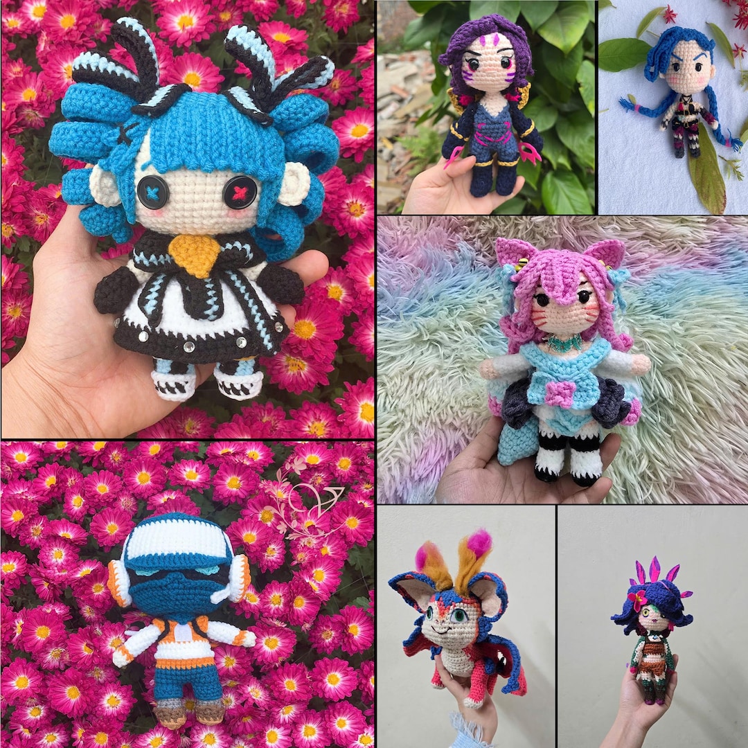 Custom Lol League of Legends Plush Commisssion, Custom Lol Crochet Doll ...