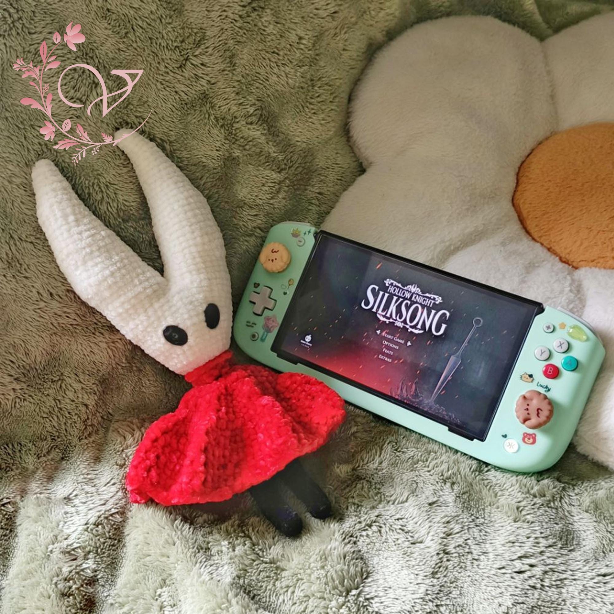 Fanmade Hollow Knight Amigurumi - Hollow Knight Silksong Crochet Doll ...