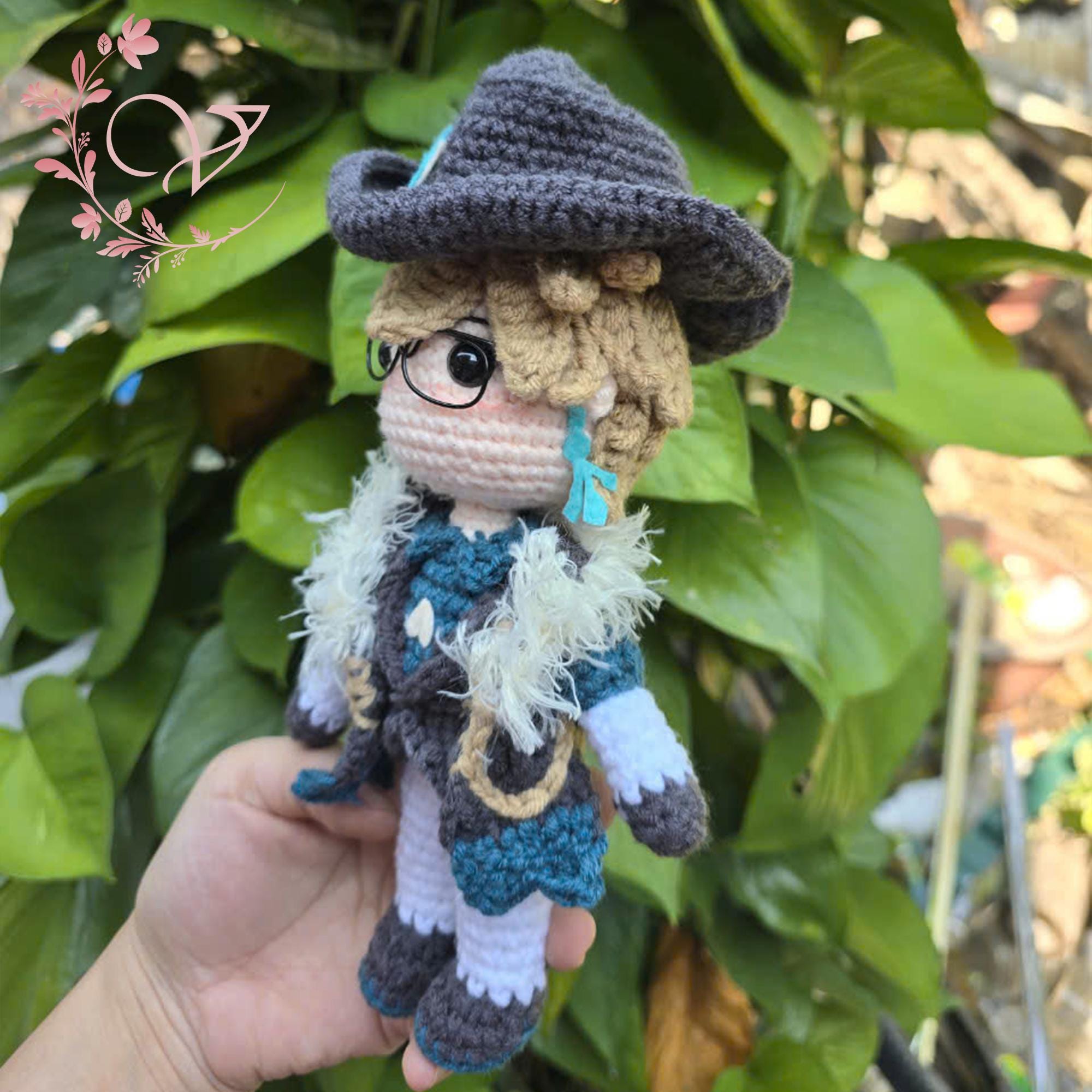 Fanmade Honkai Star Rail Amigurumi - Aventurine Crochet Doll Amigurumi ...