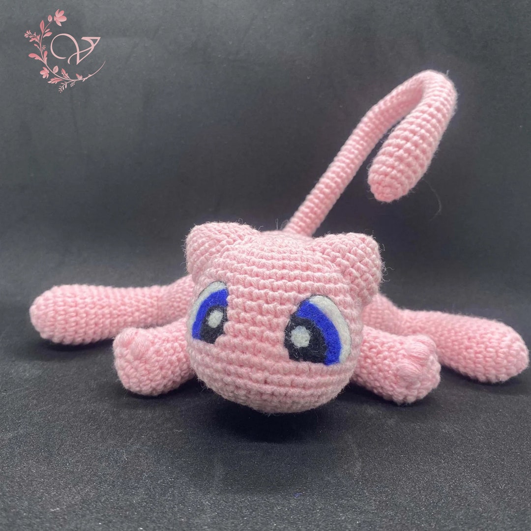 Fanmade PKM Amigurumi Mew Crochet Doll Amigurumi, Mew Plush, Mew ...