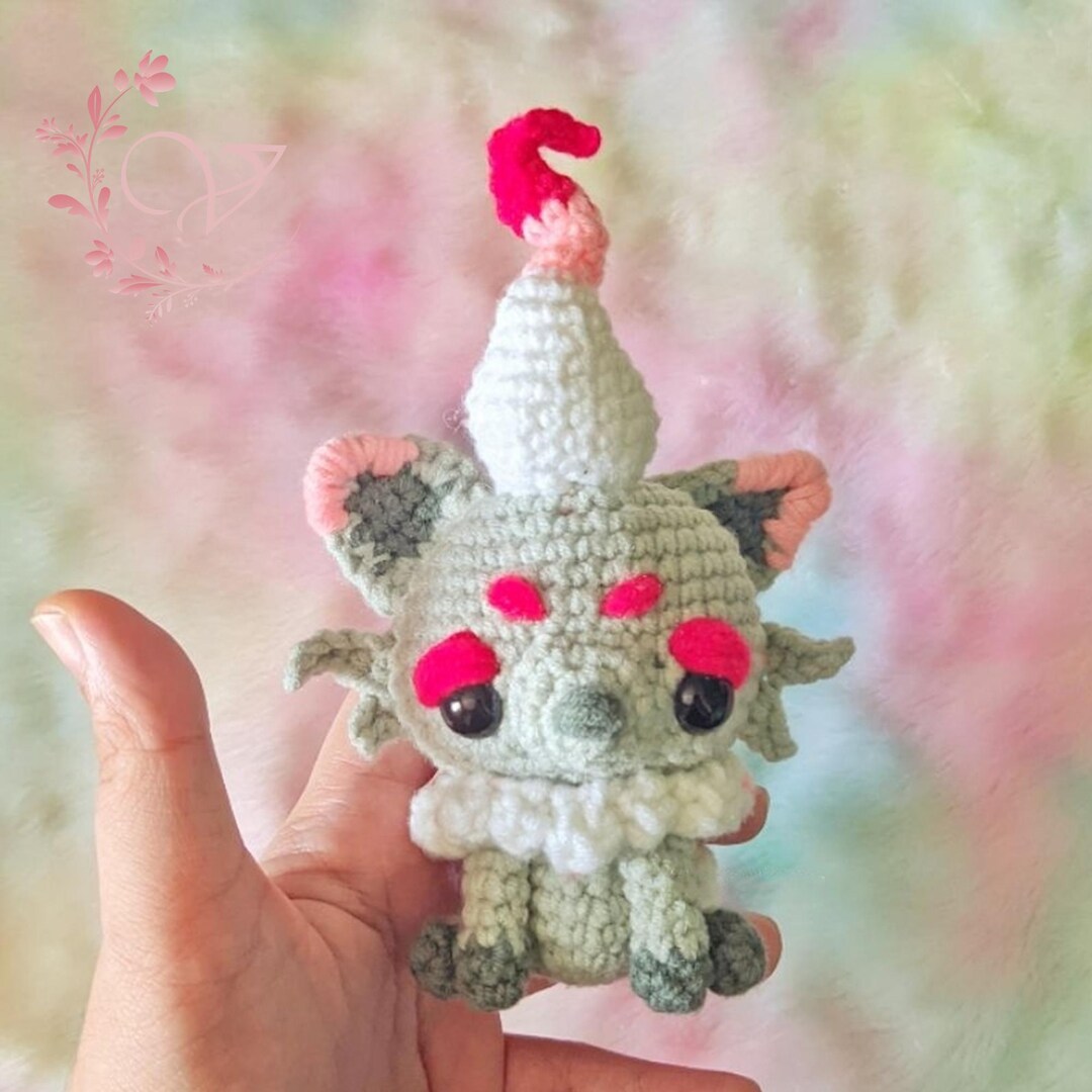 Fanmade PKM Amigurumi - Hisuian Zorua Crochet Doll Amigurumi, Hisuian ...