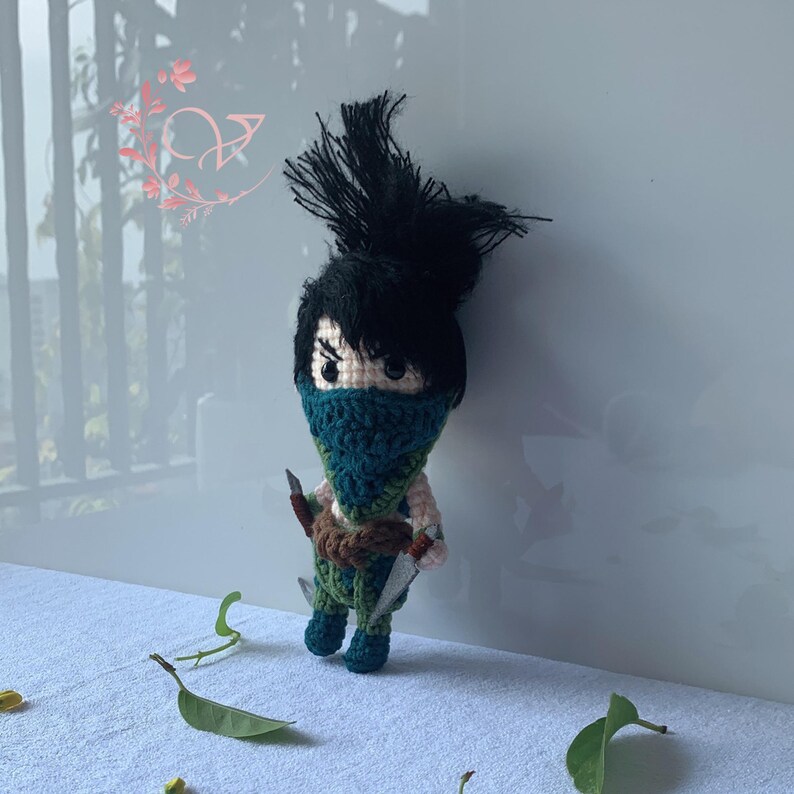 Fanmade LOL Amigurumi - LOL Akali Crochet Doll Amigurumi, LOL Akali ...