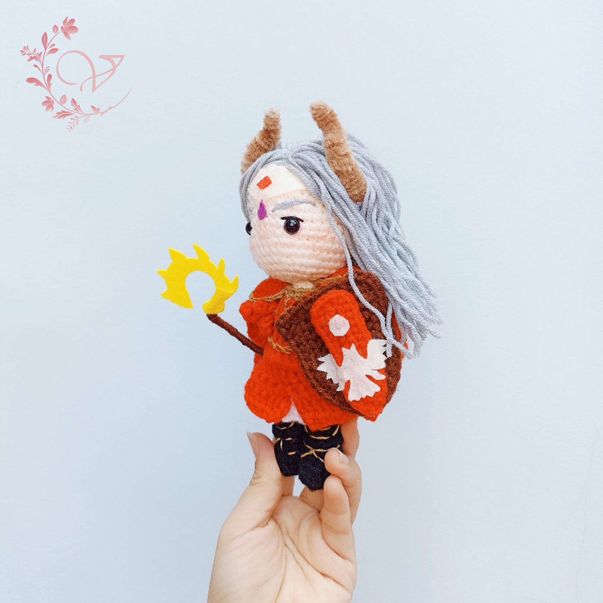 Fanmade Fire Emblem Three Houses Amigurumi - FE3H Edelgard Crochet Doll ...