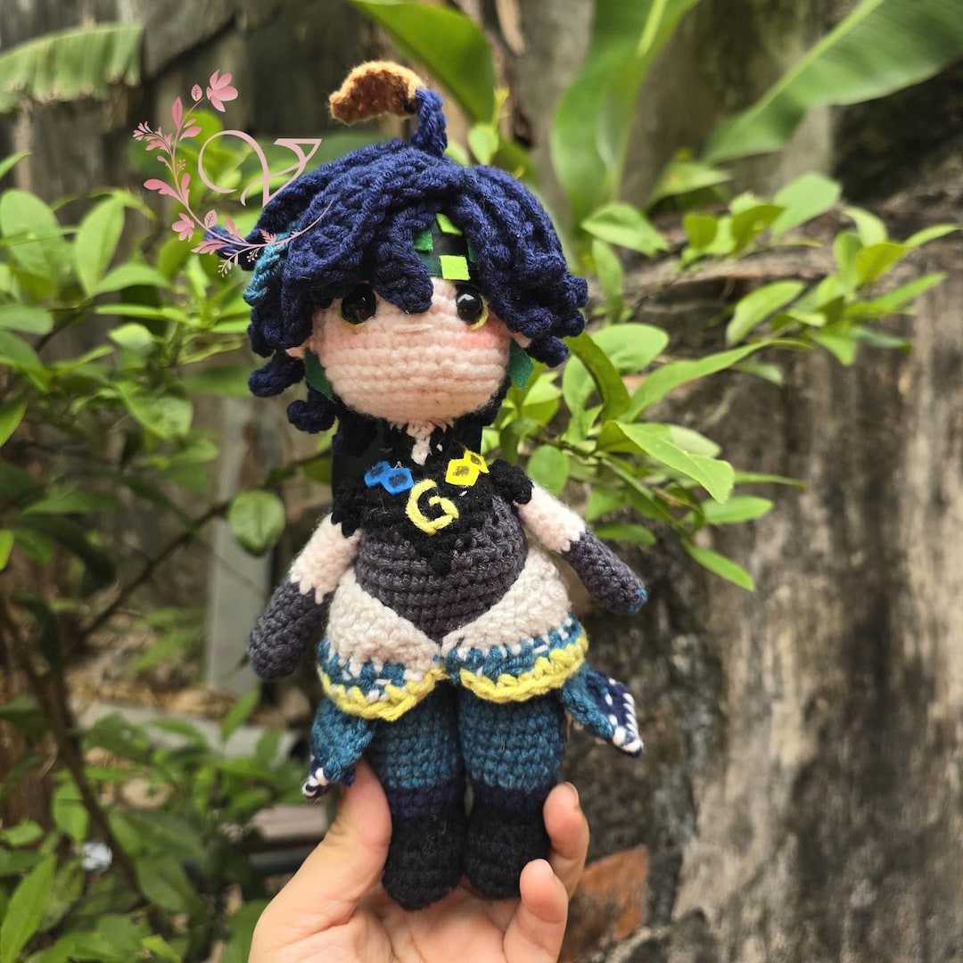 Fanmade Genshin Impact Amigurumi - Kinich Crochet Doll Amigurumi ...