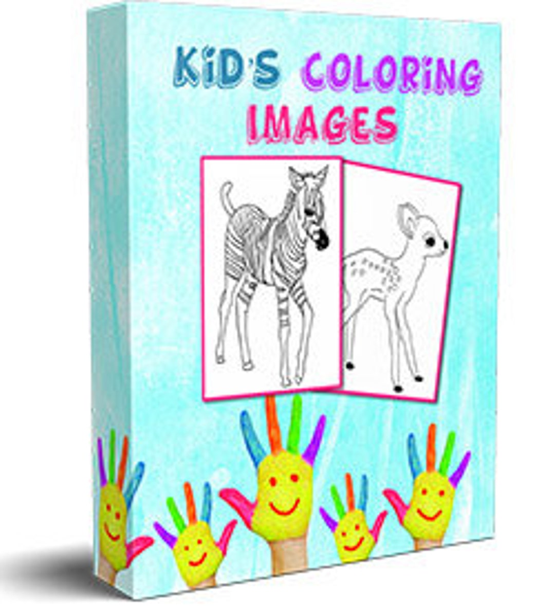 Digital/printable Kids Colouring Book - Etsy