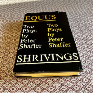 Equus and Shrivings - Two Plays - Peter Shaffer - Etsy