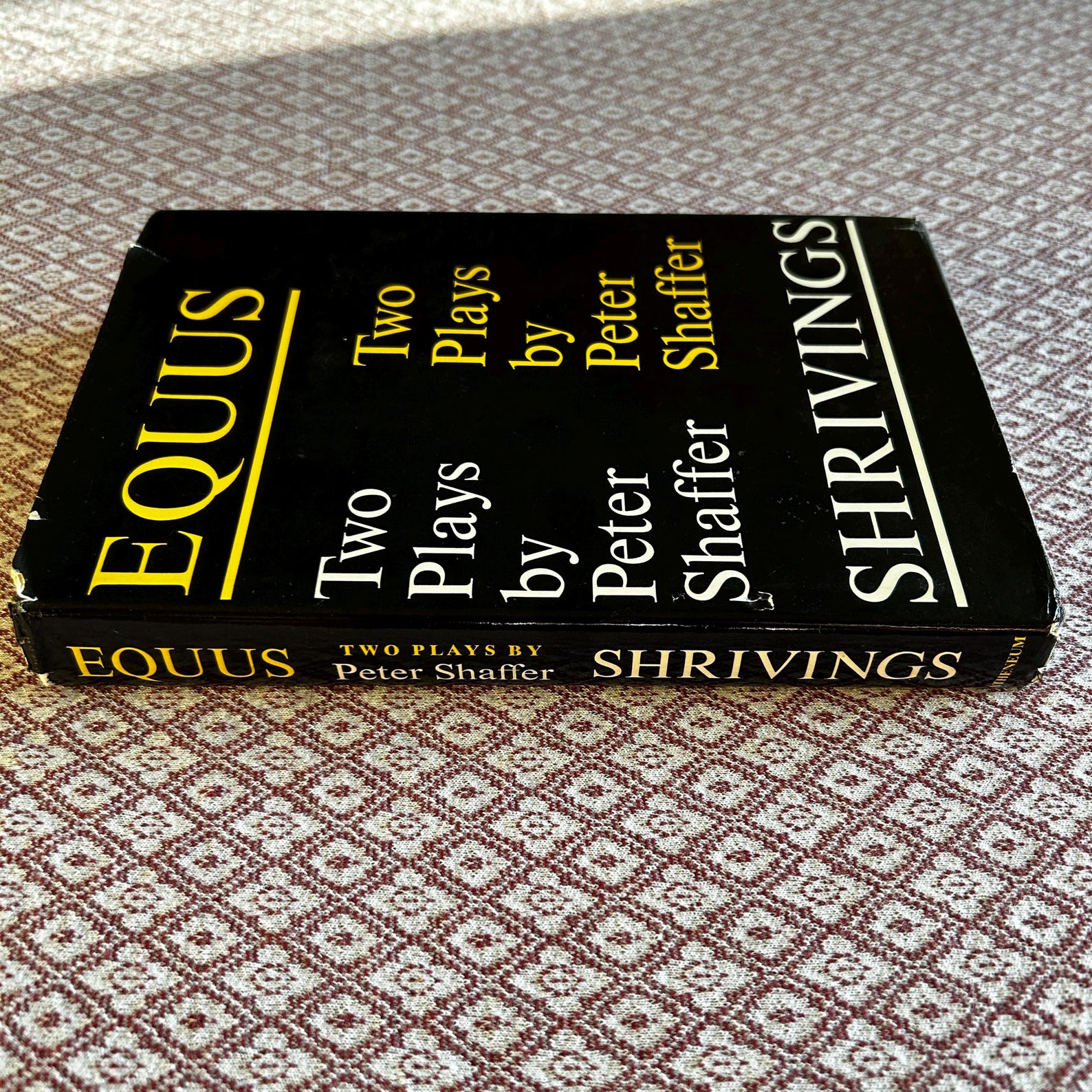 Equus and Shrivings - Two Plays - Peter Shaffer - Etsy