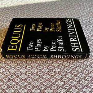 Equus and Shrivings - Two Plays - Peter Shaffer - Etsy
