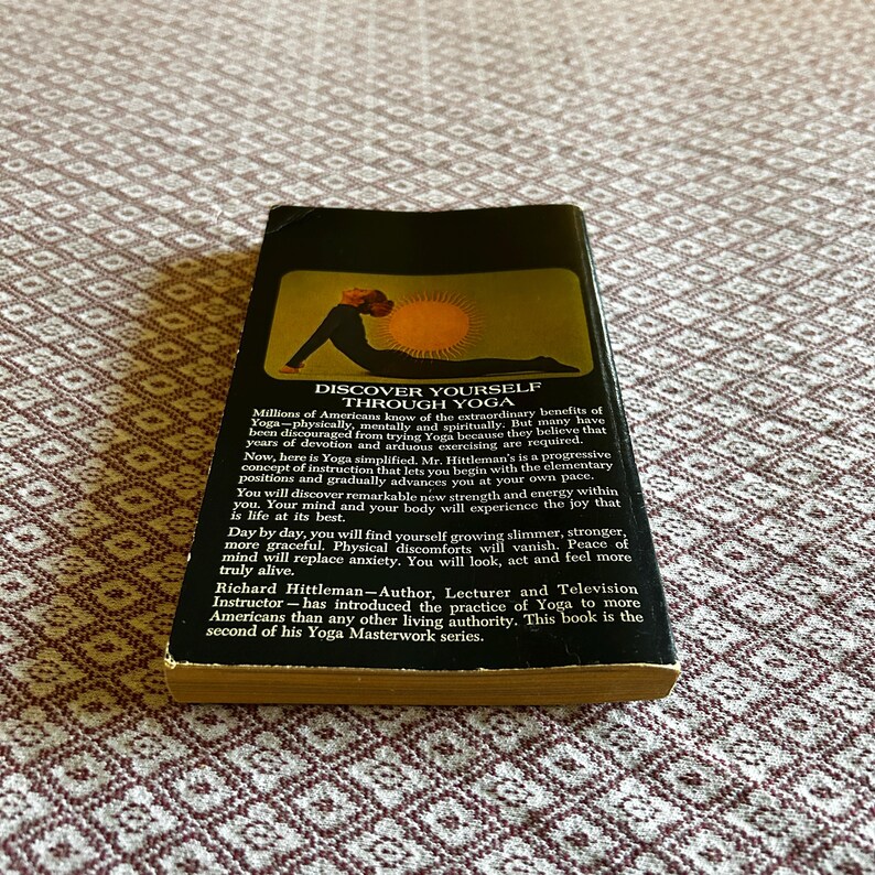 Introduction to Yoga - Richard Hittleman 1975 by Bantam - Etsy