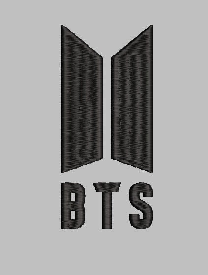 BTS Embroidery Design | Etsy