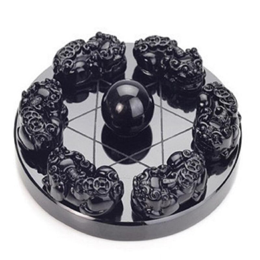 Black Obsidian Pi Xiu Prosperity Matrix - Etsy