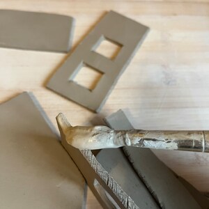 Clay House Template | Pottery House Template | House Tealight Template ...