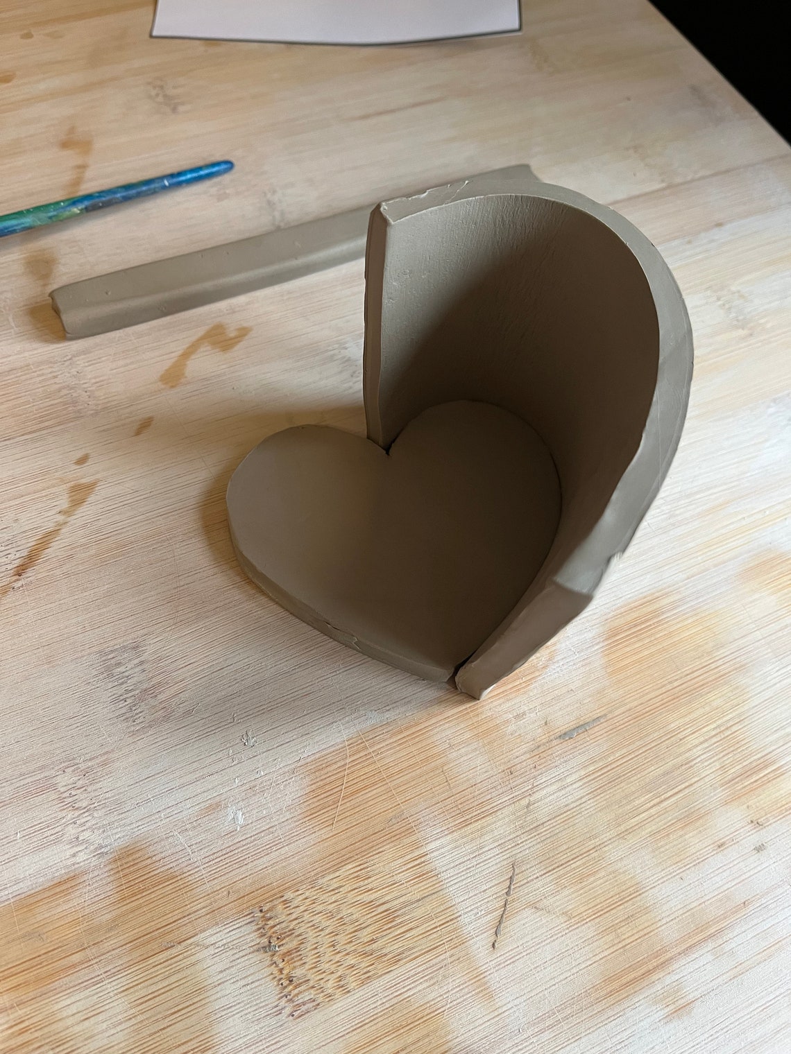Pottery Heart Mug Slab Template | Clay Mug DIY (PDF Pattern) - Etsy