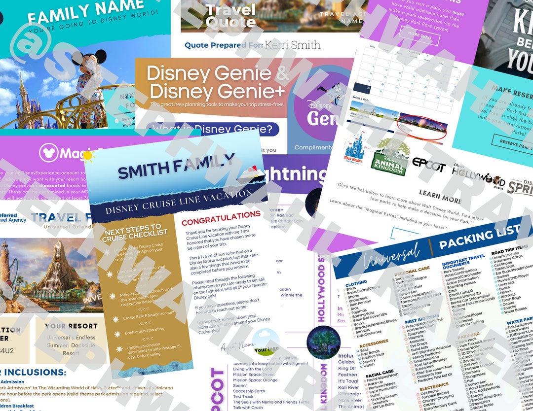 BUNDLE: Travel Agent Template Documents Canva - Etsy