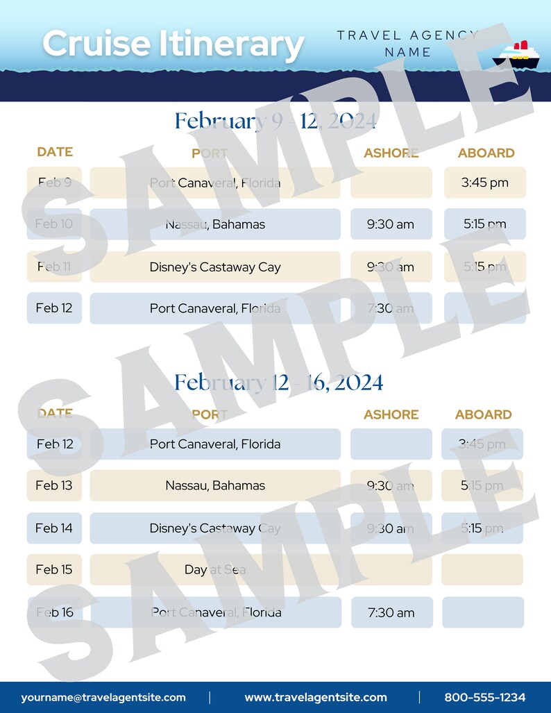 DCL Travel Agent Quote Form- Canva Template - Etsy