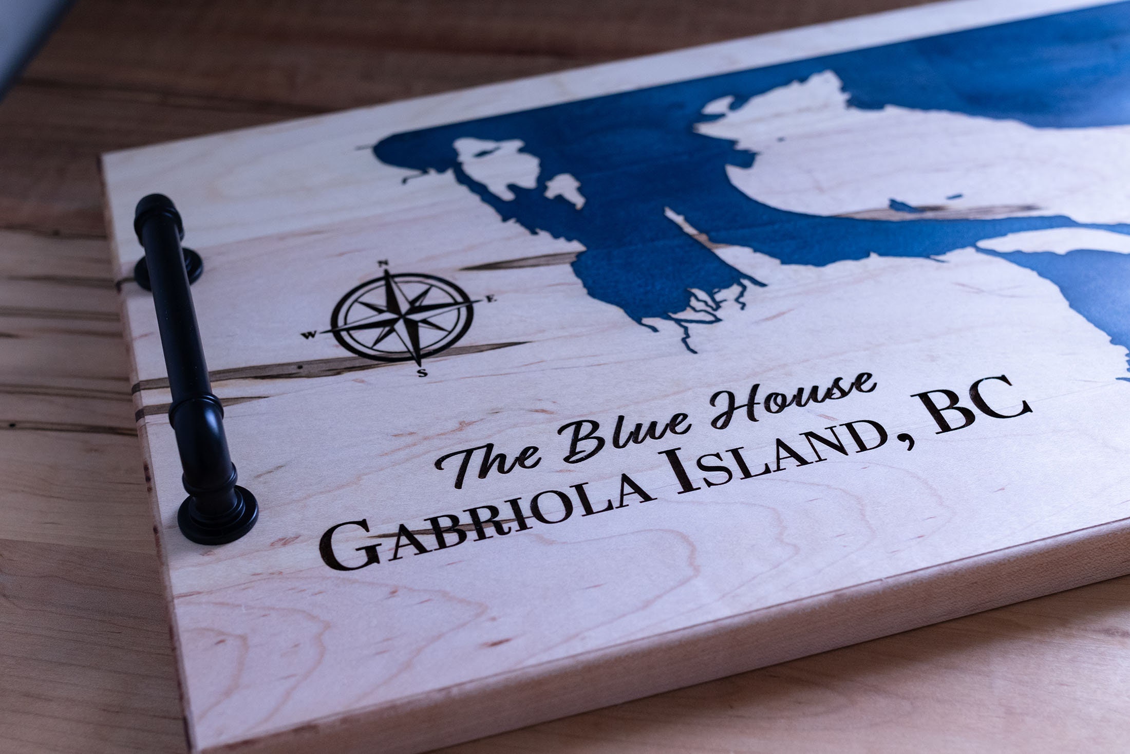 EPOXY COASTAL BOARD, Serving Board, Resin Cabin Decor, Lakehouse ...