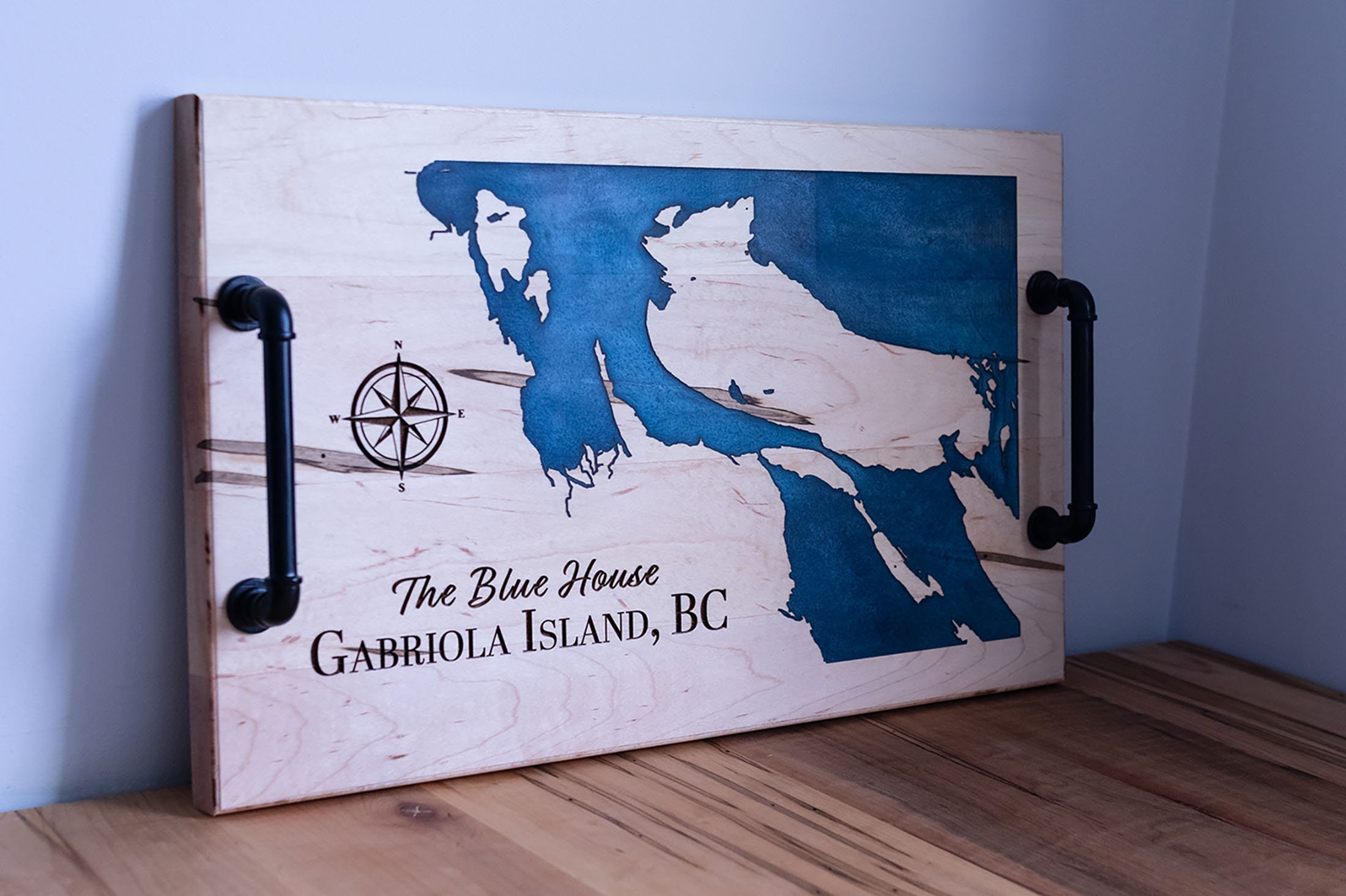 EPOXY COASTAL BOARD, Serving Board, Resin Cabin Decor, Lakehouse ...
