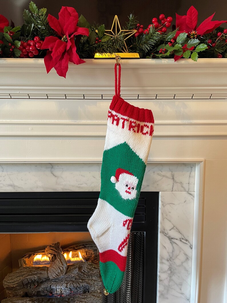 Pattern || Santa Face With Candy Canes - Etsy